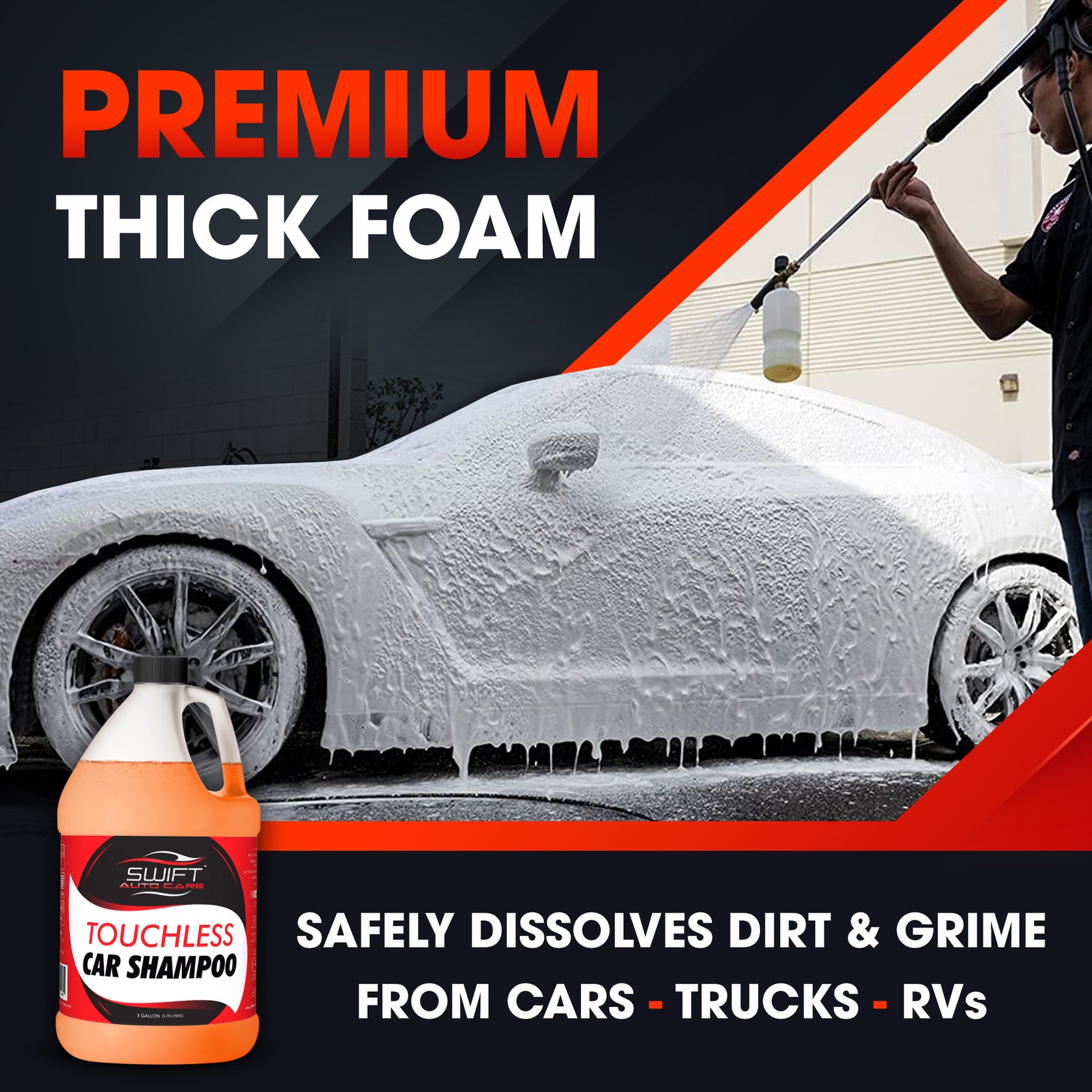 Swift Touchless Car Shampoo – Swift Auto Care